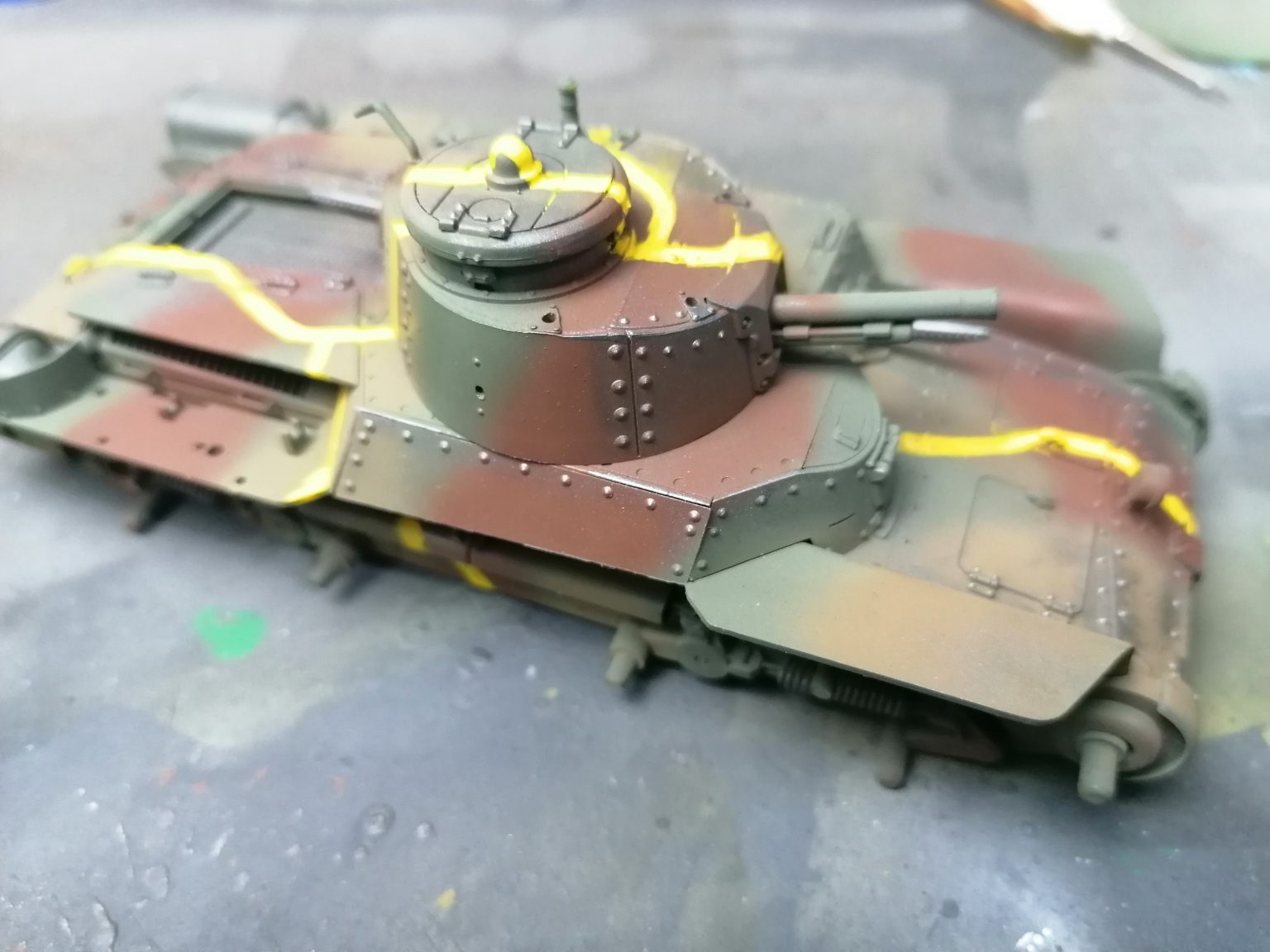 Building The Tamiya Japanese Type 97 Tank